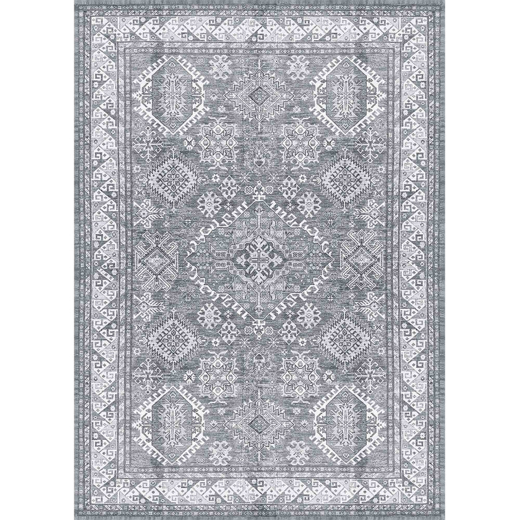 Neutral Rugs for Grey Living Room Modern Easy To Clean Patterned Rug – ComiComi