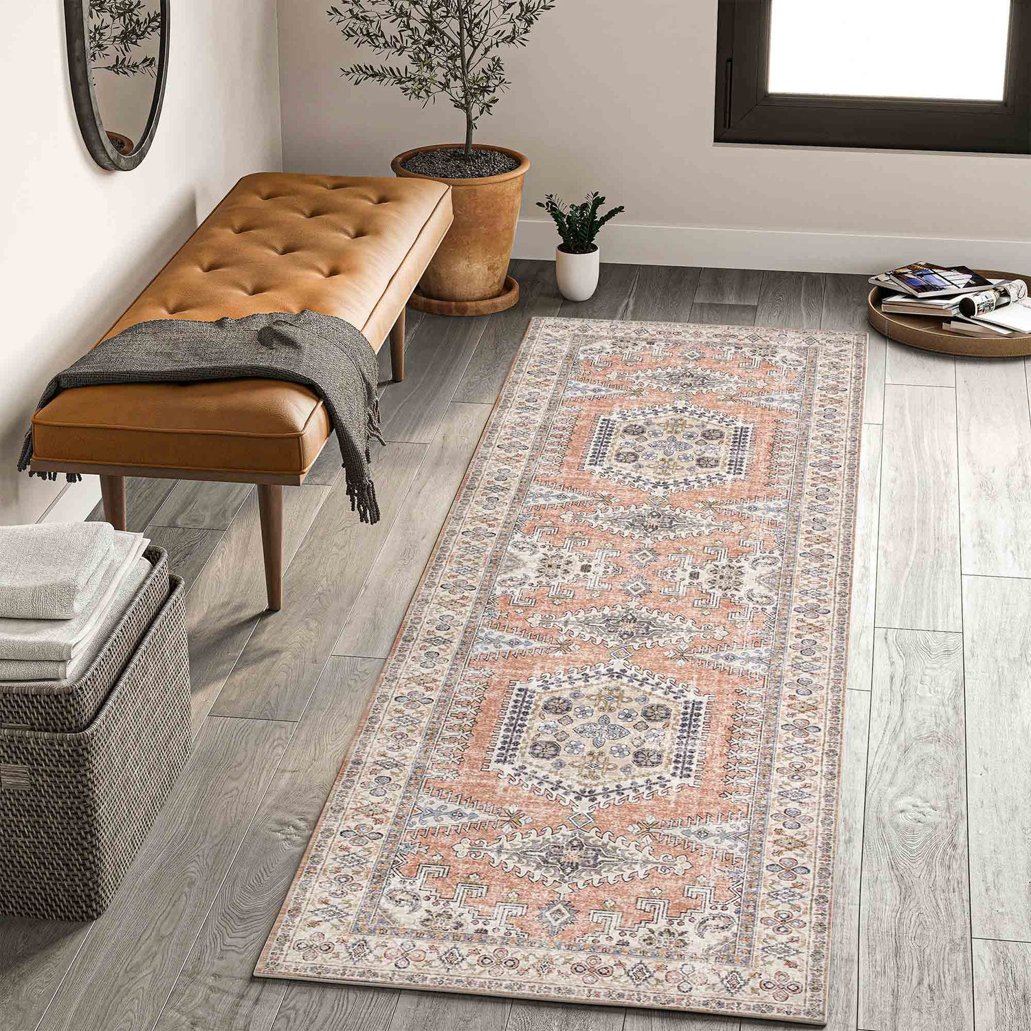 ComiComi Washable Area Rugs Stain Resistant Rug for Living Room Rugs